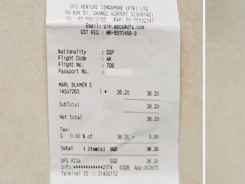 How Much Of Your Personal Info Is Printed On Duty-Free Receipts From ...