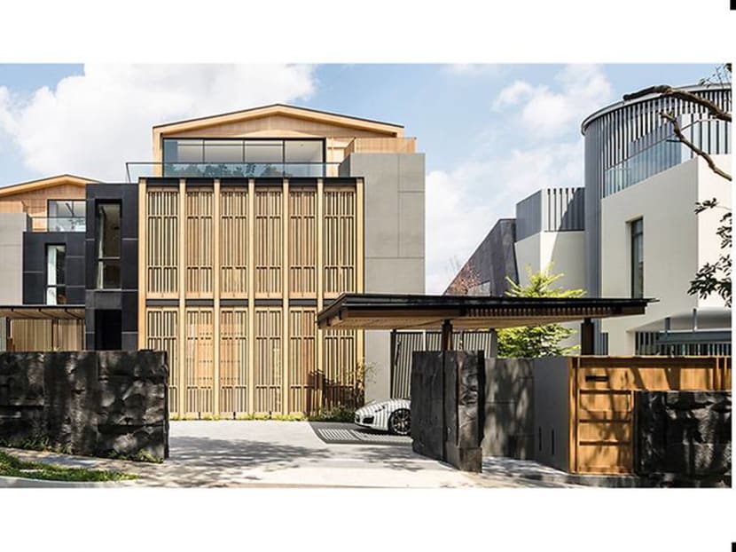 In Singapore, two siblings build a home next door to their parents to ...