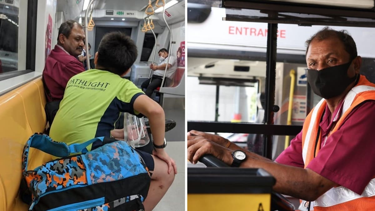 An SMRT bus driver meets a Pathlight student on the train. Then a ...