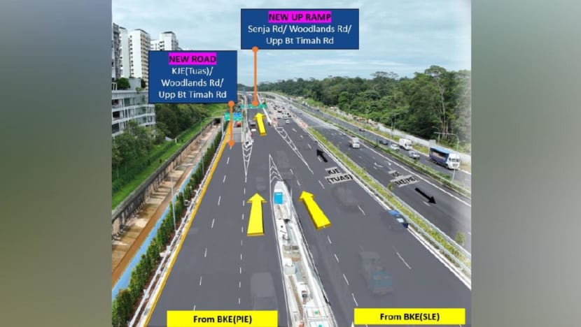 New KJE, Senja Road flyover to open on Dec 17 - CNA