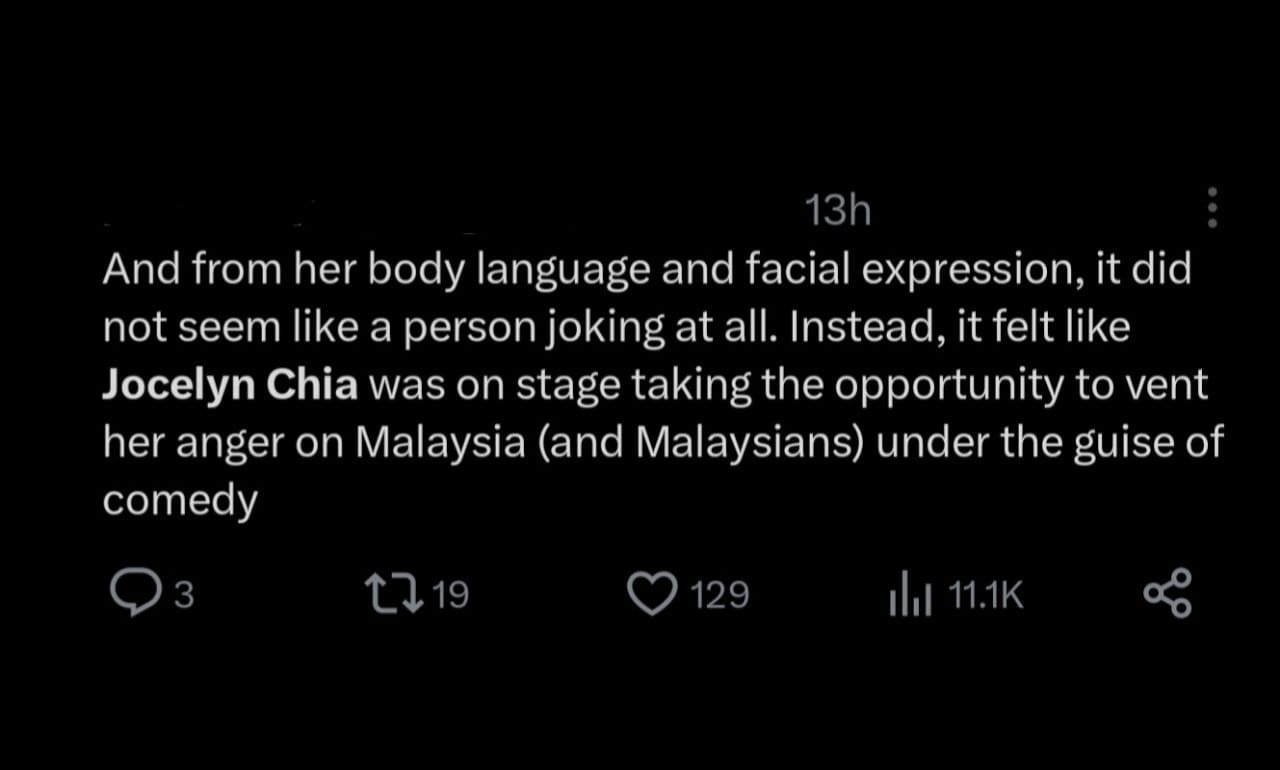 Jocelyn Chia backlash: Malaysian comedians weigh in on her MH370 joke - CNA Lifestyle