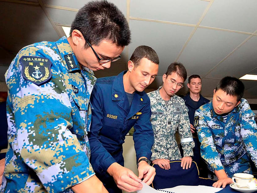 Singapore Navy takes part in multinational group sail - TODAY