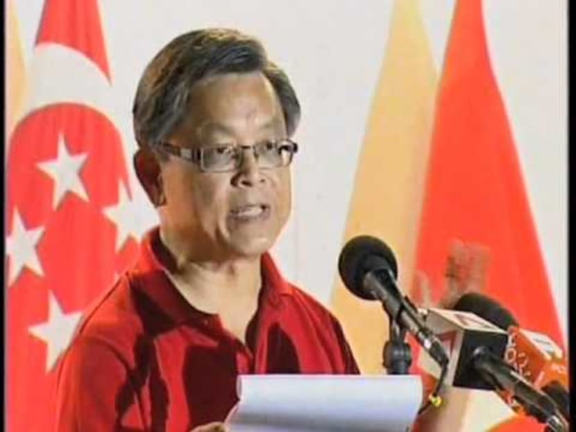 SDP's Tan Jee Say at Holland-Bukit Timah GRC rally, May 1 - TODAY