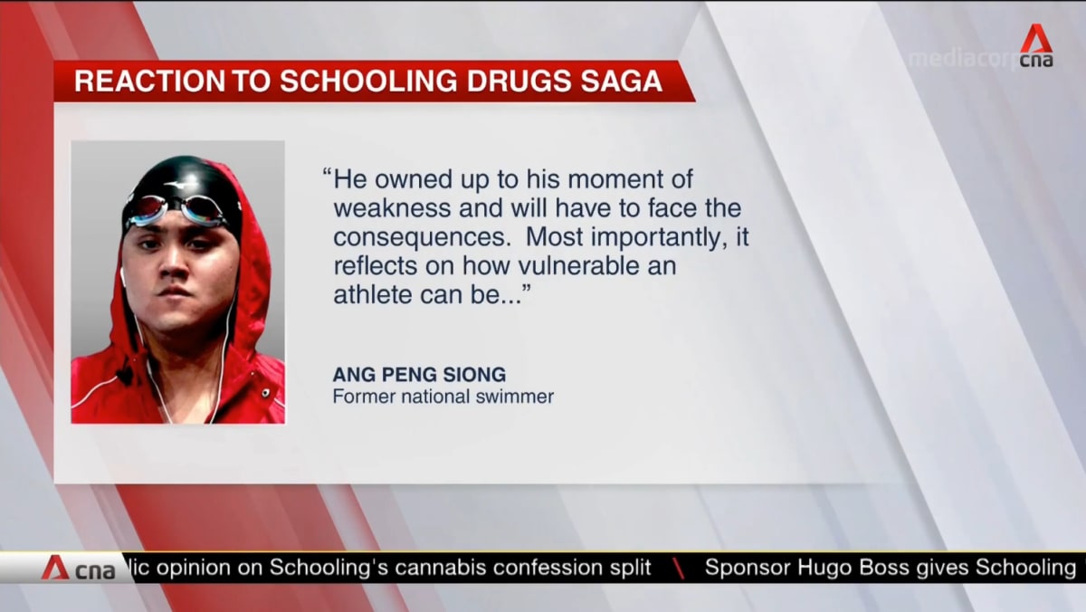Schooling's case shows how vulnerable an athlete can be: Ang Peng Siong | Video - CNA Lifestyle