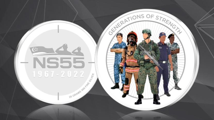 Singapore Mint launches commemorative NS55 medallion - CNA
