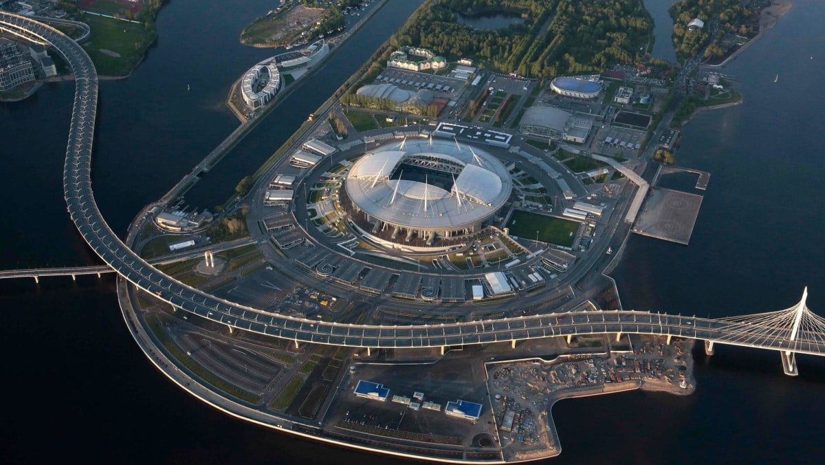 Russian city’s dazzling new soccer stadium outshines its team - TODAY