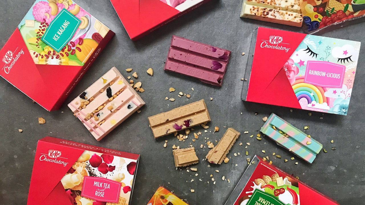 Kit Kat's Rainbow-licious & Durian Flavours: Nice Or Not? - 8days