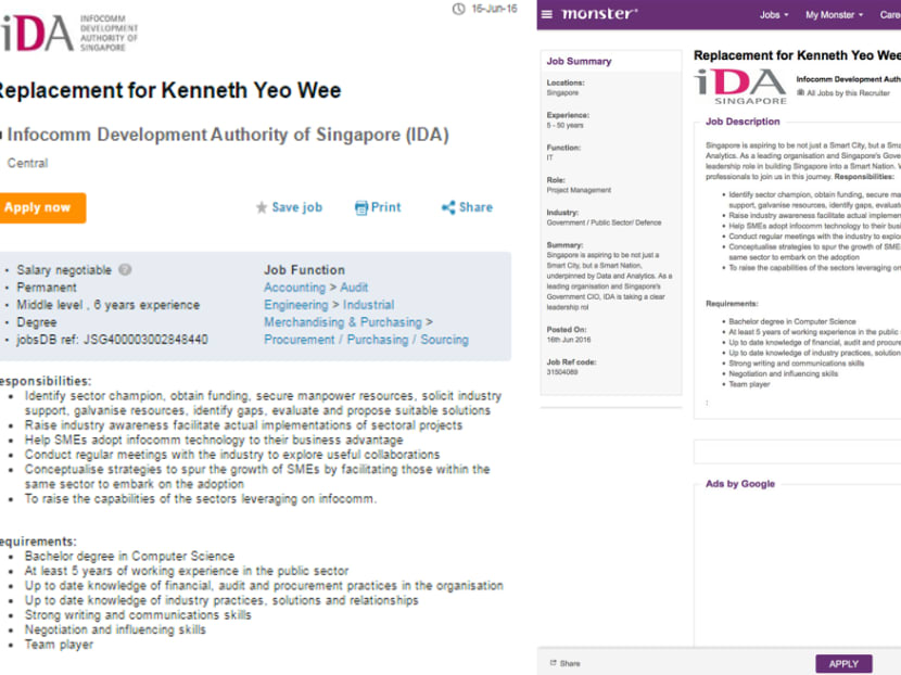 Job title gaffe leaves IDA red-faced - TODAY