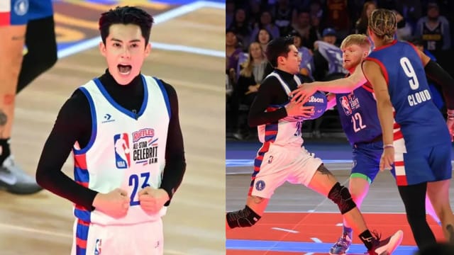 王鹤棣参加NBA全明星赛 21分钟狂拿18分！ - vibes by 8world