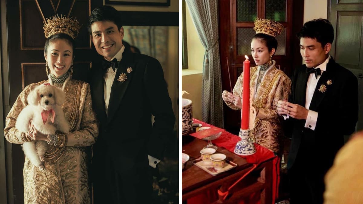 Thailand’s ‘Most Beautiful Transgender’ Actress & Beau Wear S$772K Peranakan Costumes In Lavish ...