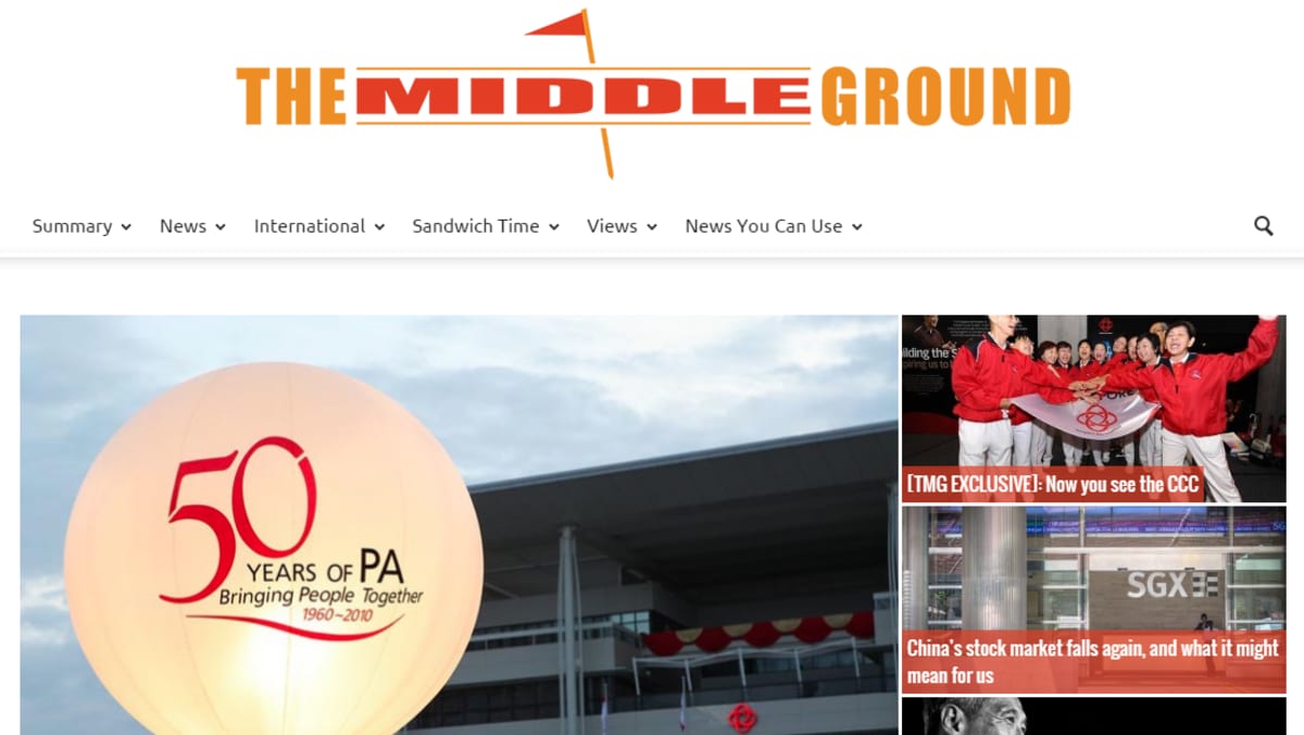 MDA seeks registration of website The Middle Ground - TODAY