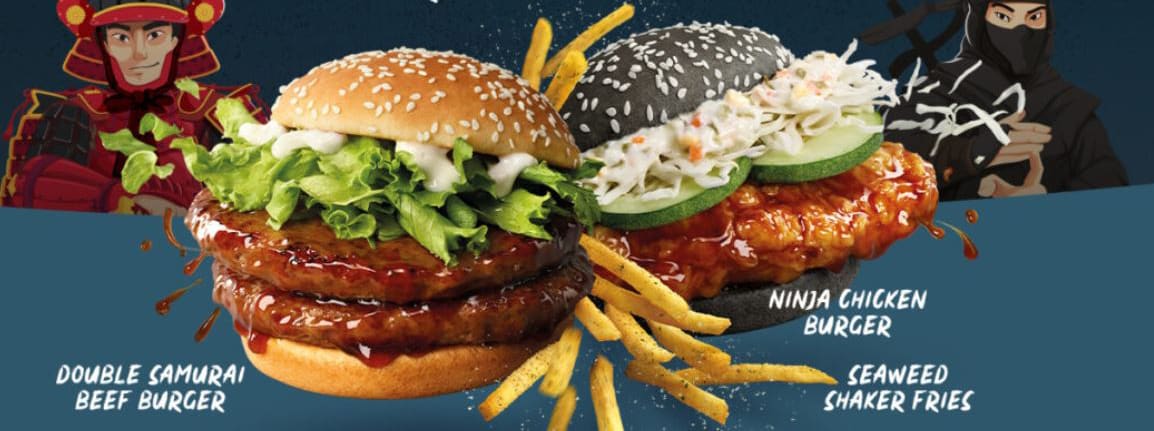 McDonald's Bringing Back Samurai & Ninja Burgers, Plus Seaweed Shaker ...