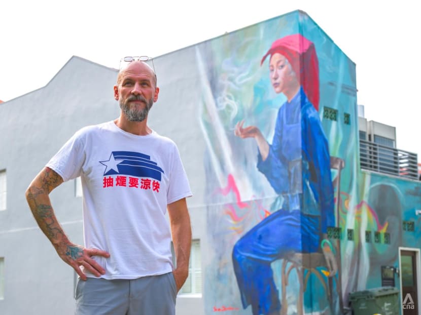 Samsui woman mural: Artist Sean Dunston on life before, during and ...