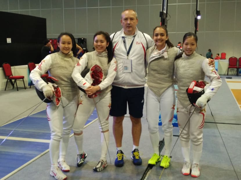 S’pore women fencers fall agonisingly short of Asian Championships ...
