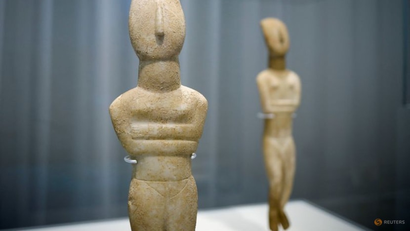Ancient Greek artifacts go on display for first time, amid protests - CNA Ancient Greek artifacts go on display for first time, amid protests - CNA
