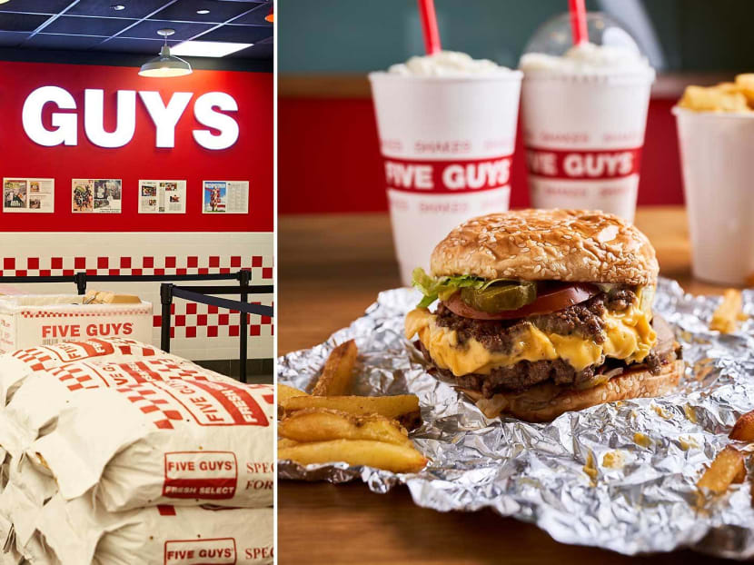 Sneak Peek: US Burger Chain Five Guys Opens First S’pore Outlet With $9 ...