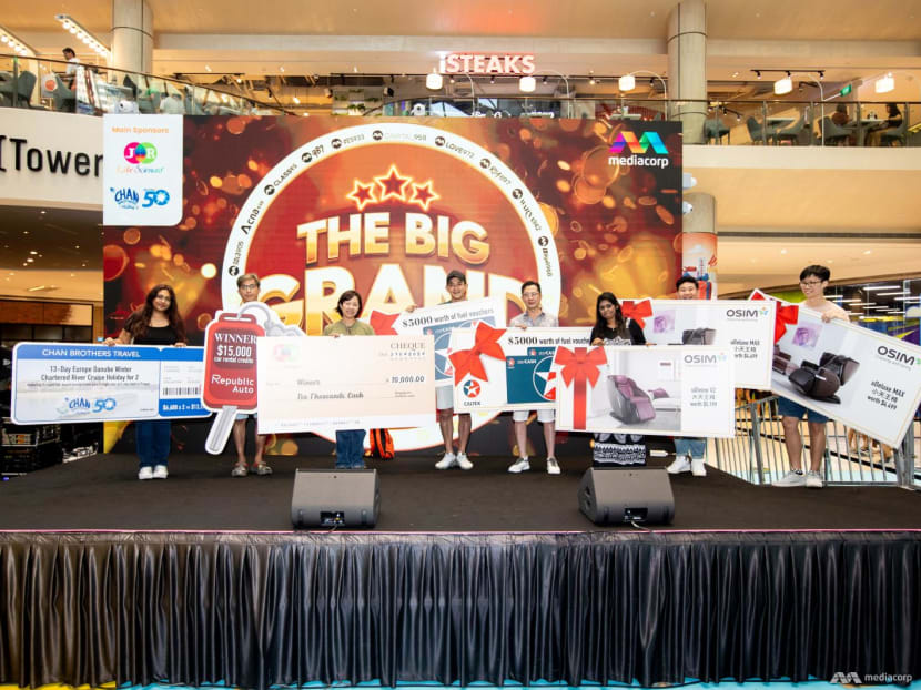 Over S$60,000 in prizes won at Mediacorp's The Grand Big Draw - CNA ...