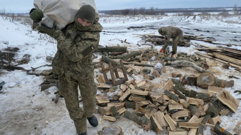 In snowy trenches, Ukrainian soldiers vow to stand firm against Russia ...