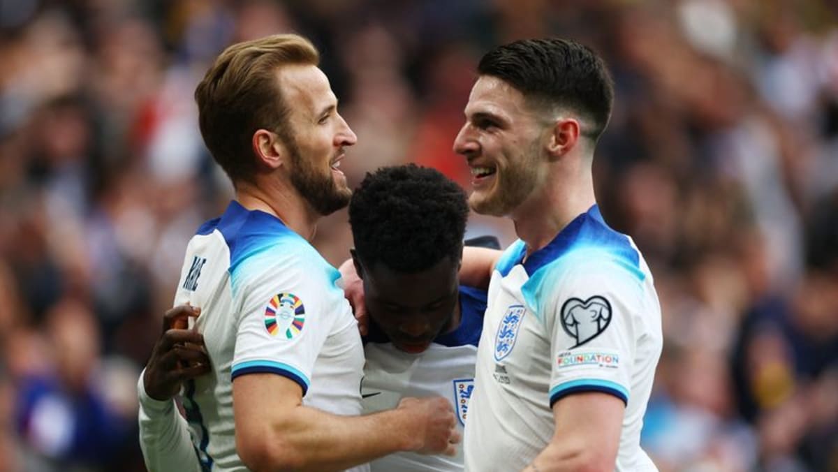 Smiling Saka lights up England again - CNA