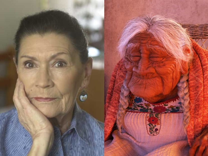 Mexican actress Ana Ofelia Murguia, who voiced Mama Coco in Disney's ...