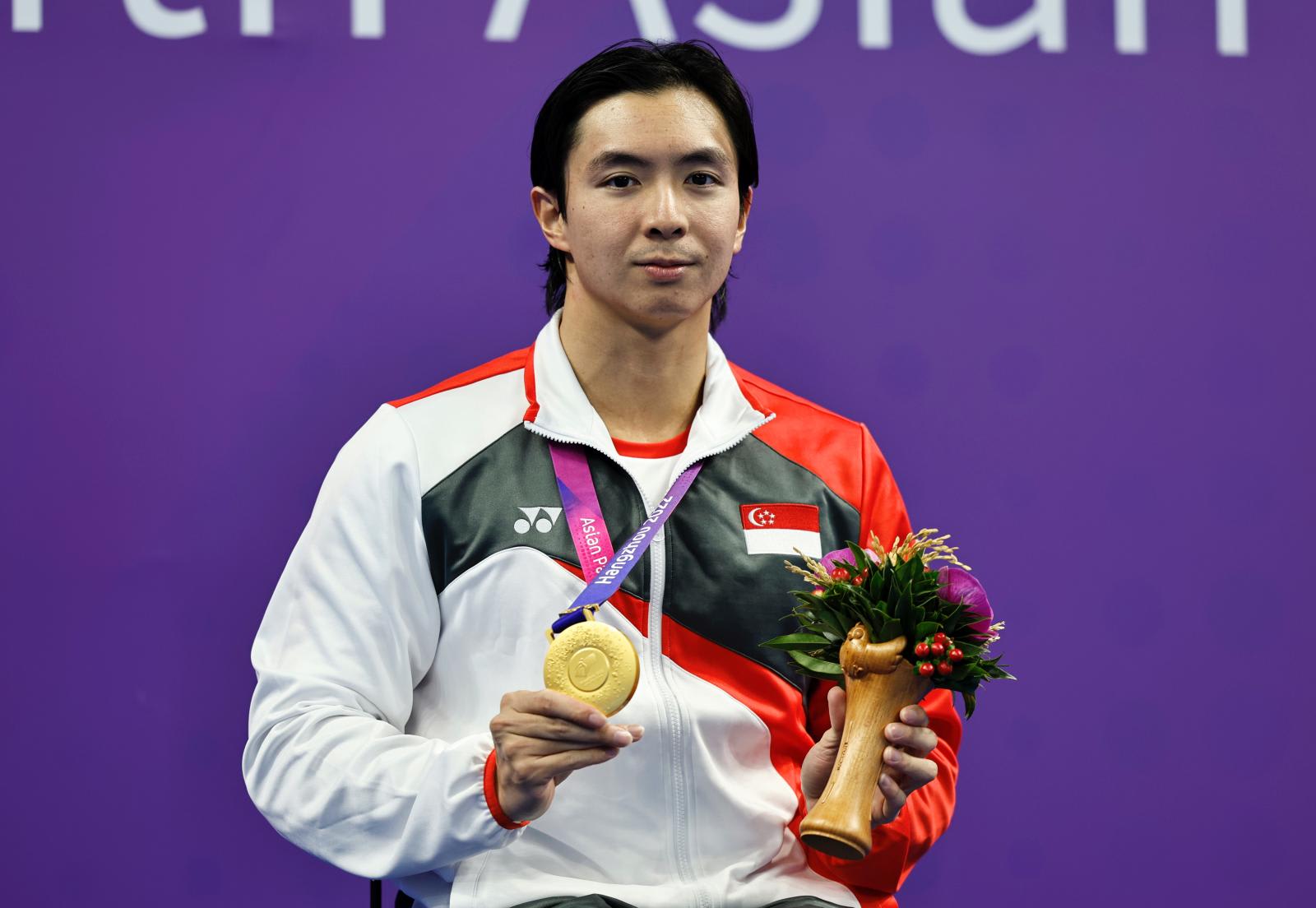 Toh Wei Soong wins Singapore's first gold at Hangzhou Asian Para Games ...