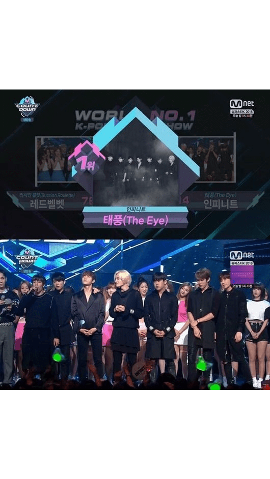 Infinite Wins First ′M COUNTDOWN′ Trophy Since Comeback - 8days