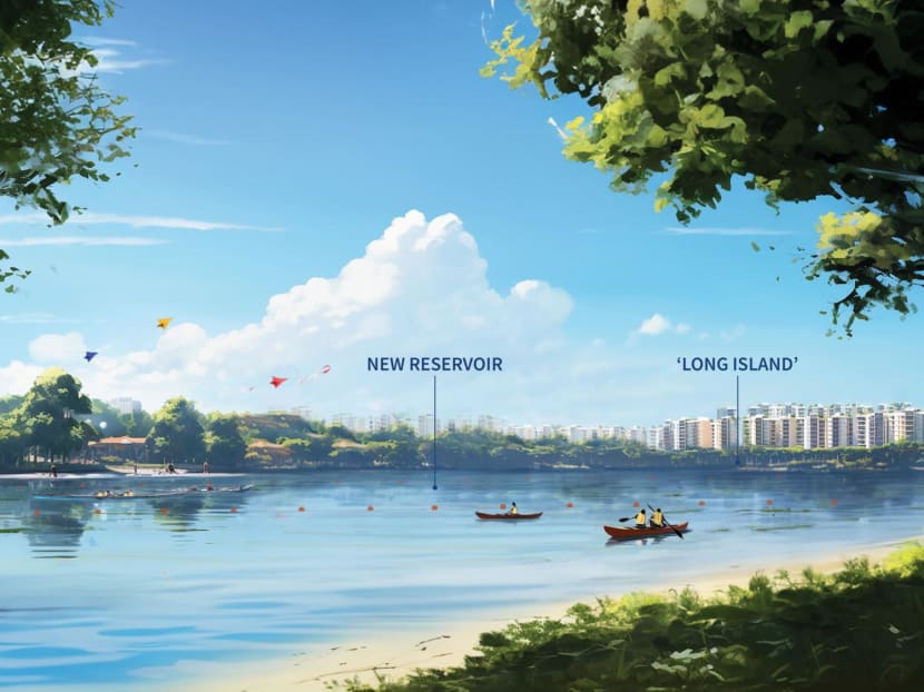 Reclaimed 'Long Island' will be about twice the size of Marina Bay ...