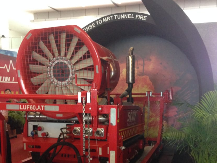 SCDF’s Unmanned Firefighting Machine adapted for operations in MRT ...
