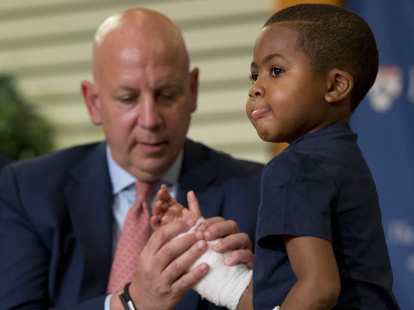 Boy who lost hands to infection gets double-hand transplant - TODAY