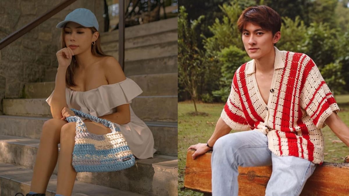 Celebrity couple Edwin Goh and Rachel Wan just started a crochet line ...