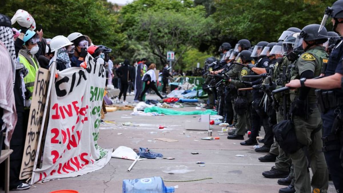 Police take back building from protesters at University of California ...