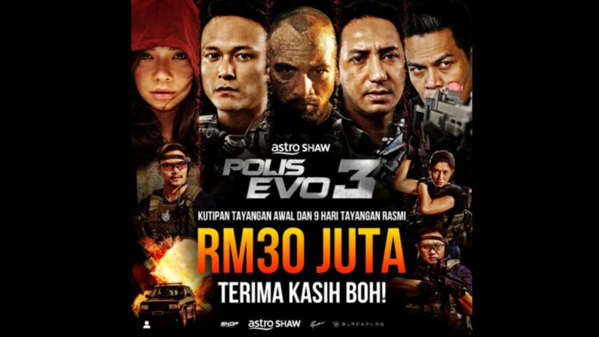 Polis Evo 3 raih kutipan RM30 juta dalam tempoh 10 hari tayangan ...