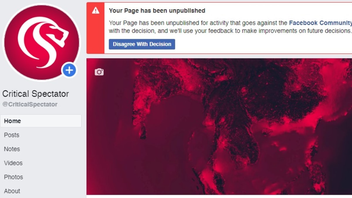 Facebook removes Critical Spectator admin accounts for violating ...