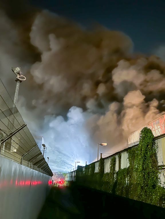 Fire size of 1.5 football fields breaks out at Tuas South industrial ...