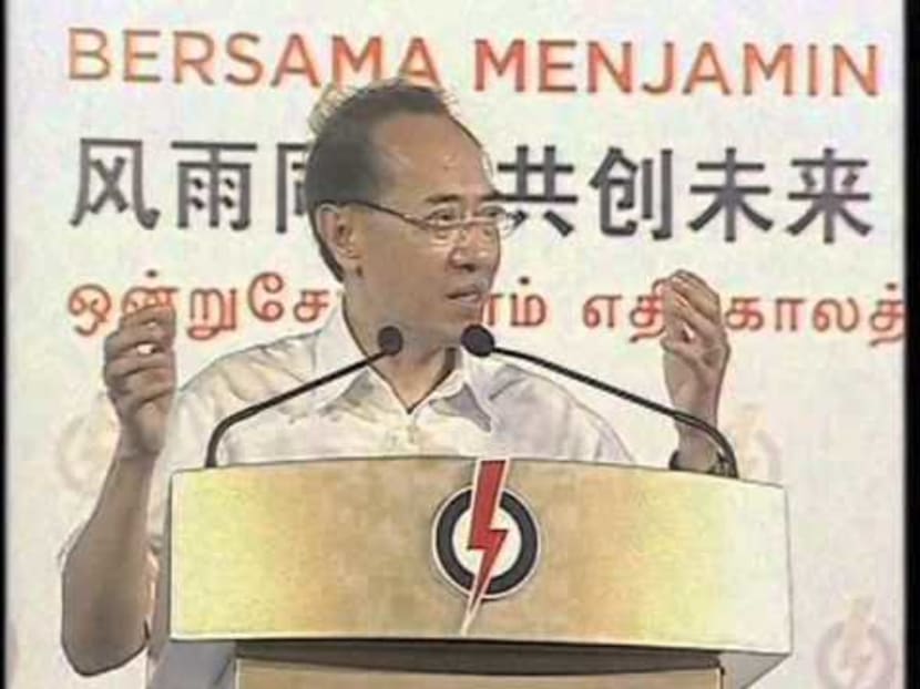 PAP's George Yeo at Aljunied GRC rally, Apr 30 (Part 1) - TODAY