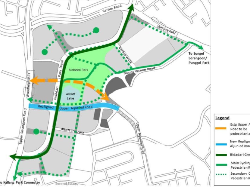 Parts of Upper Aljunied Road to be closed to make way for Bidadari Park ...