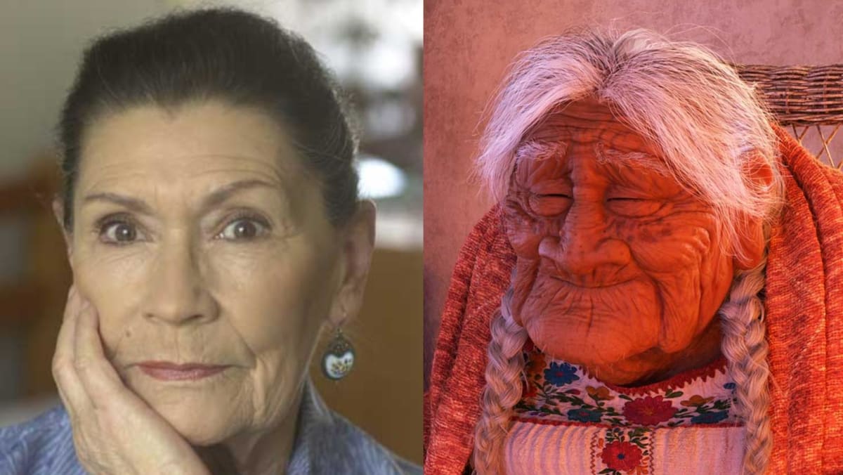 Mexican actress Ana Ofelia Murguia, who voiced Mama Coco in Disney's ...