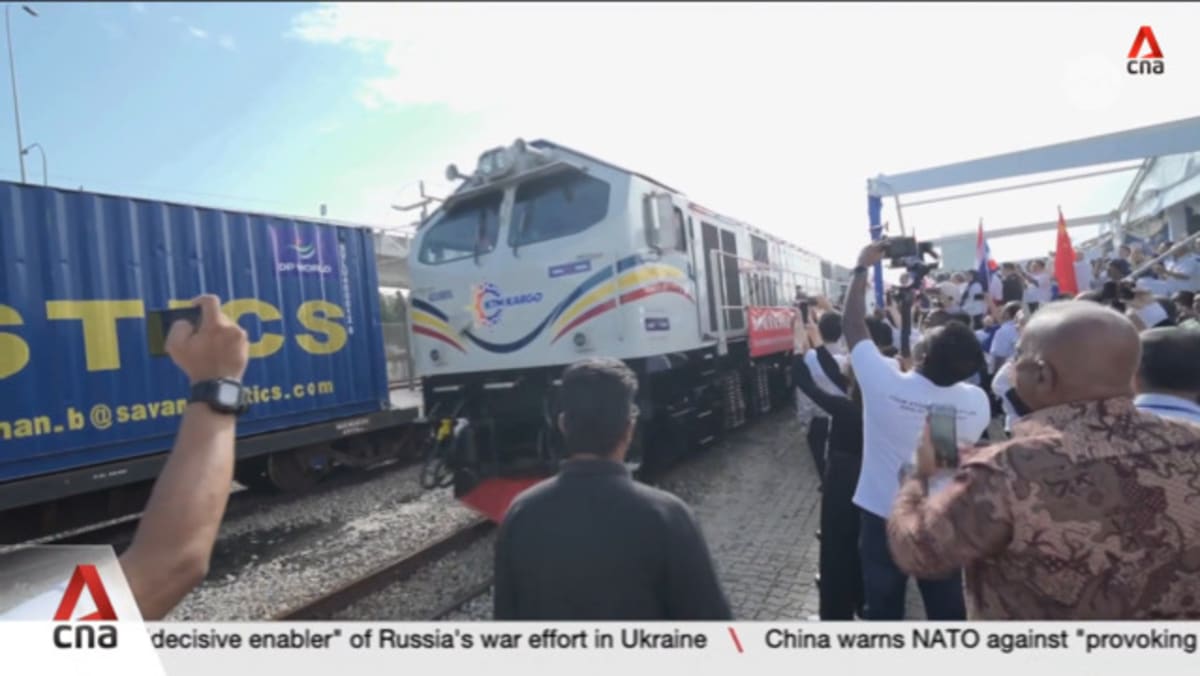 ASEAN Express completes its first rail cargo trip - CNA
