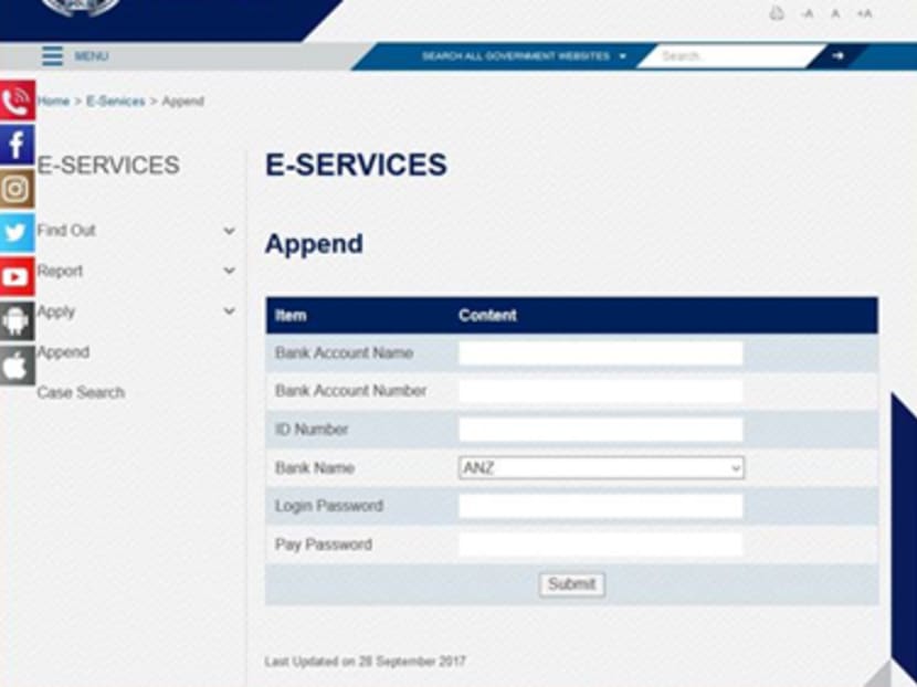 Police warn against fake police website - TODAY Police warn against fake police website - TODAY