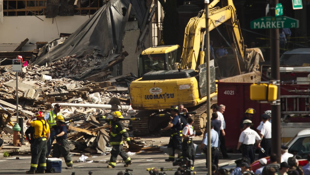 Gallery: Philadelphia building collapse kills one, injures 13 - TODAY