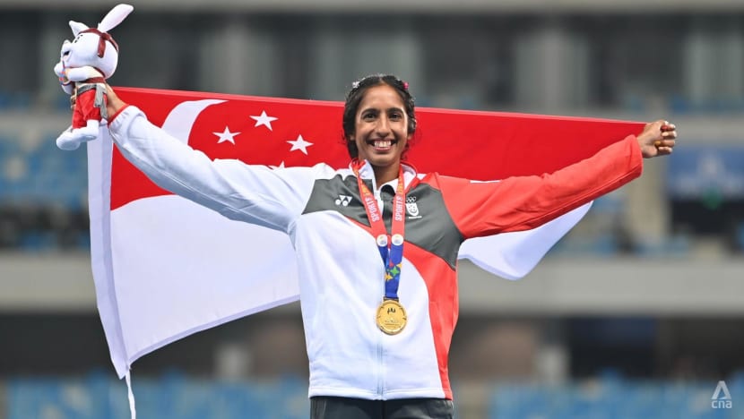 Singapore sprint queen Shanti Pereira wins 100m gold, clinches historic ...