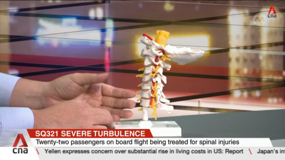 SQ321 turbulence: 22 passengers being treated for spinal cord injuries ...