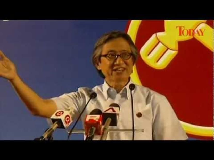 Hougang By-Election 2012: WP Rally, May 22 - Chen Show Mao, MP. - TODAY