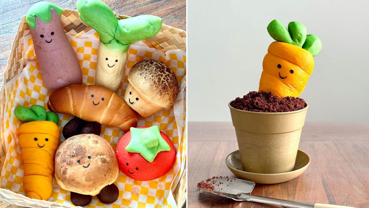 S’pore Bakery Launches Cute, Realistic Veggie Buns With Smiley Faces ...