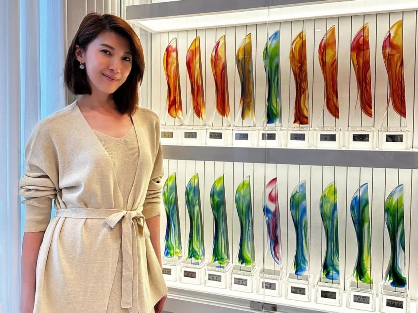 Actress Jeanette Aw recently renovated her living room and now has a ...