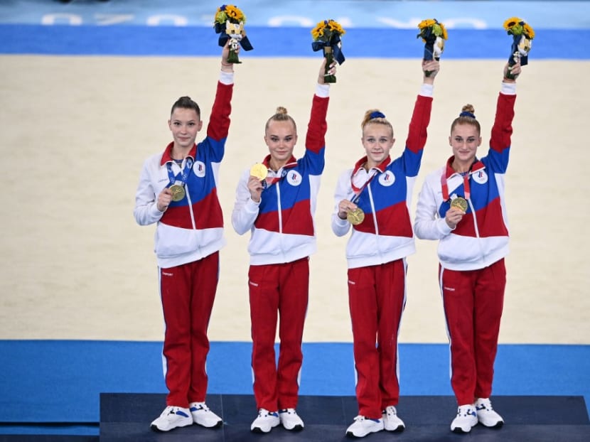 Russian women win Olympics gymnastics team final after Biles exit - TODAY