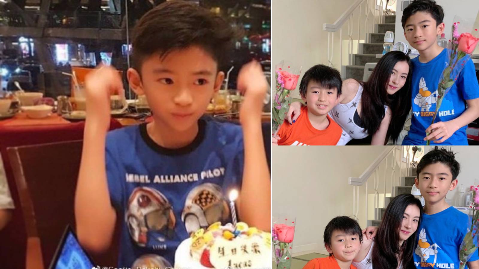 Netizens Say Cecilia Cheung And Her Son Lucas, Who Just Turned 13, Look ...