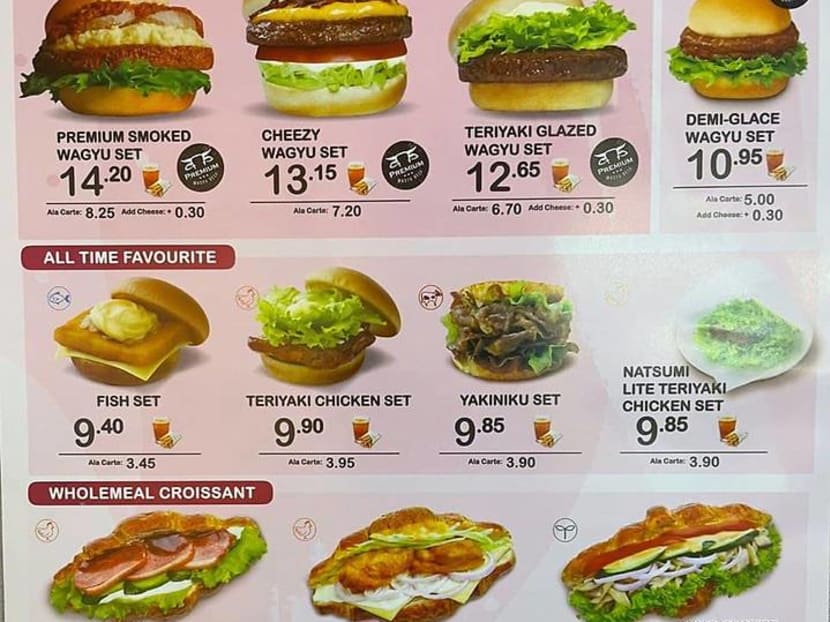 Mos Burger Opens First Express Outlet Today With $6.50 Smoked Duck Croissant - TODAY