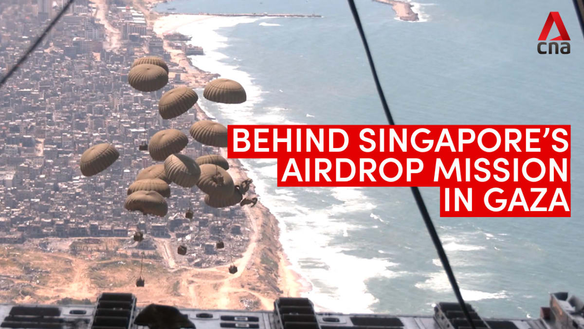 Behind Singapore's airdrop operation in Gaza | Video - CNA