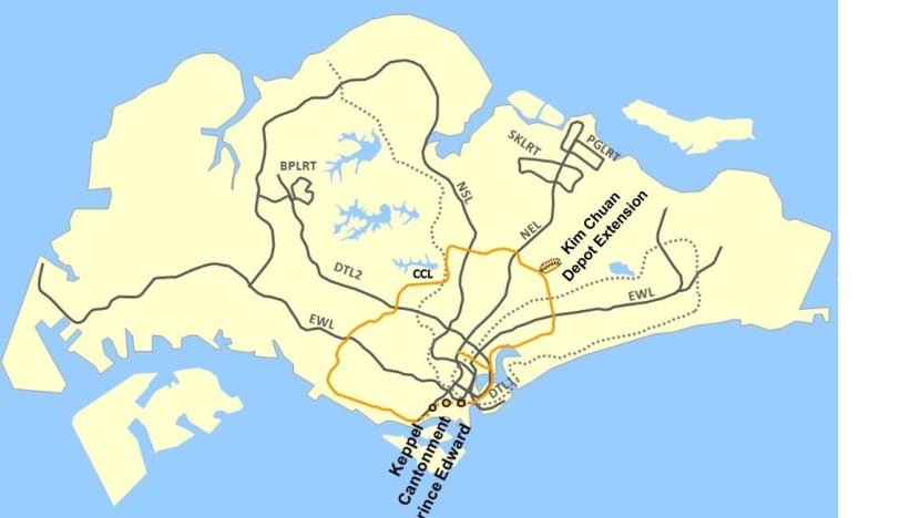 Circle Line begins upgrading works ahead of opening of 3 new stations ...